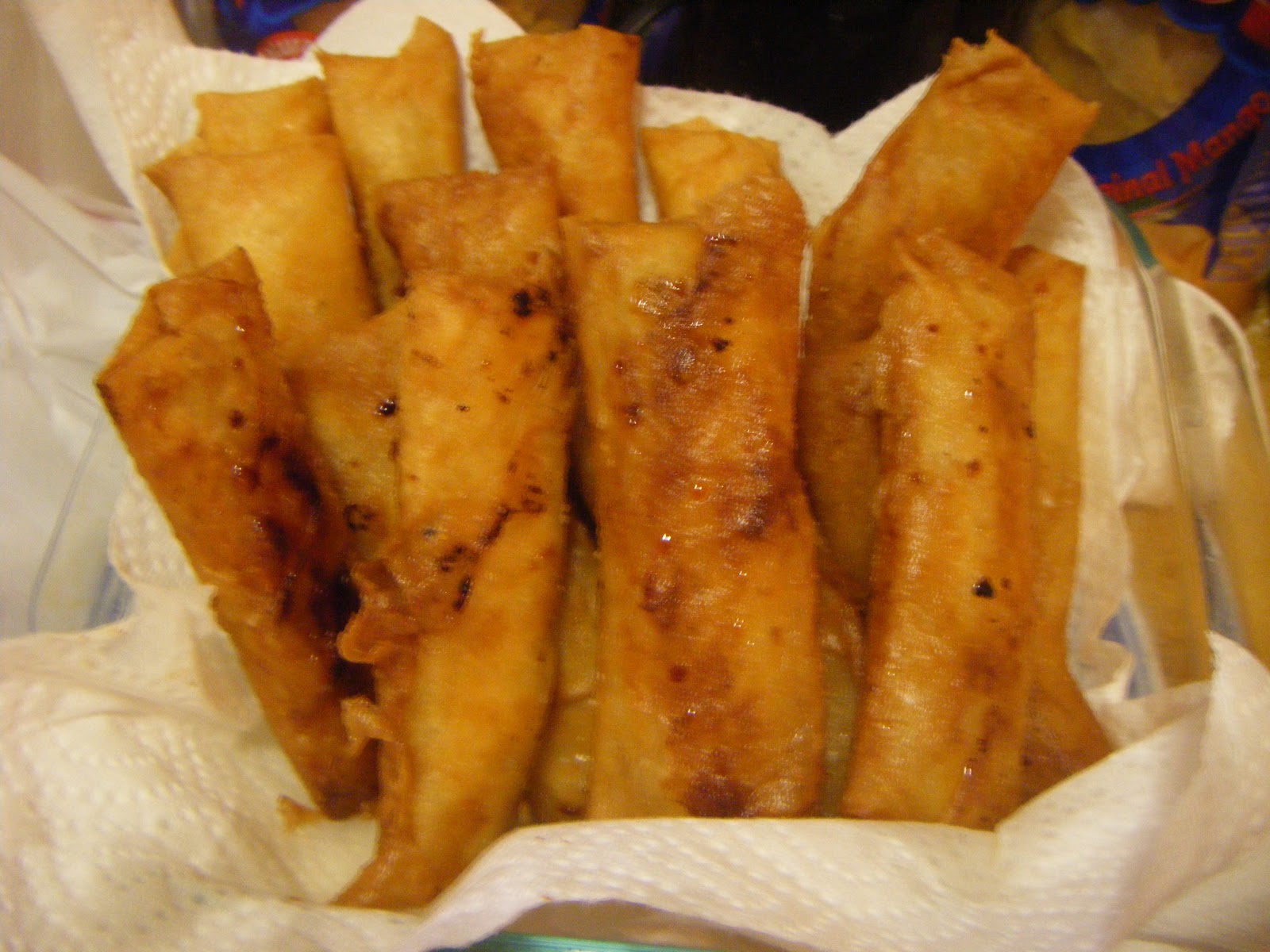 mermaid with feet: tales, tunes, and travels: Turon - Filipino Banana Roll