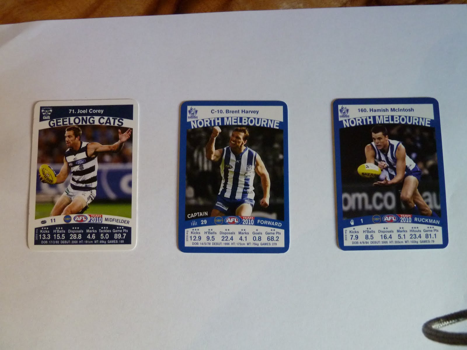 AFL Footy Cards