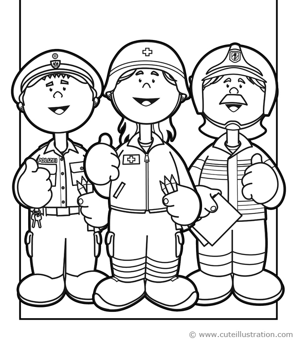Workplace safety coloring pages