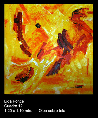 Cuadros abstractos de Lida Ponce: Cuadros abstractos