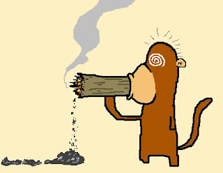 la cajita infeliz: el mono fumon