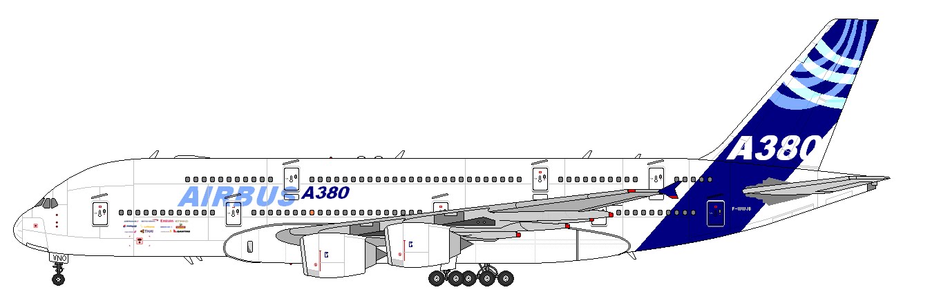Airbus a380 чертежи
