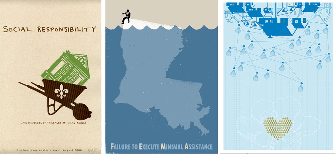 {BLACK. WHITE. YELLOW.}: Hurricane Poster Project