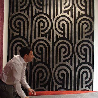 {BLACK. WHITE. YELLOW.}: Florence Broadhurst Rugs