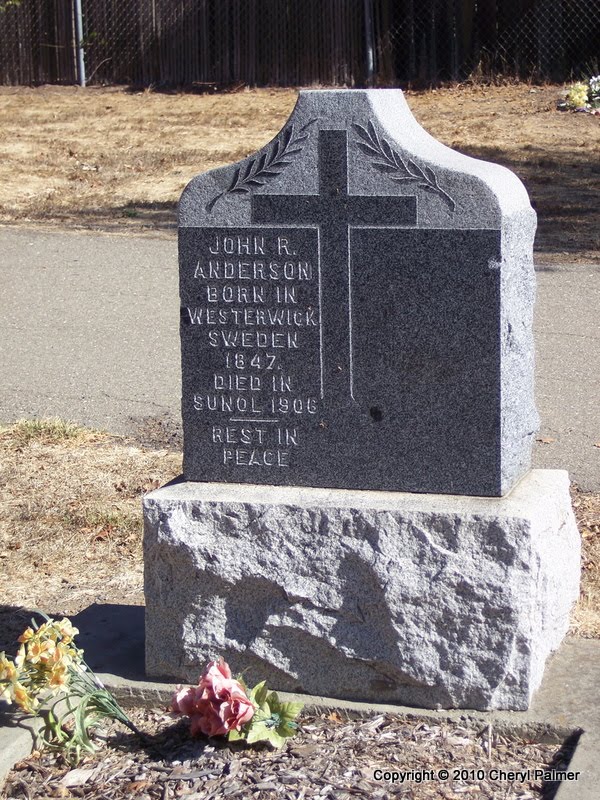 Graveyard Rabbit of South Alameda County: Tombstone Tuesday ~ Anderson