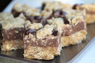 Chocolate Oatmeal Almost-Candy Bars