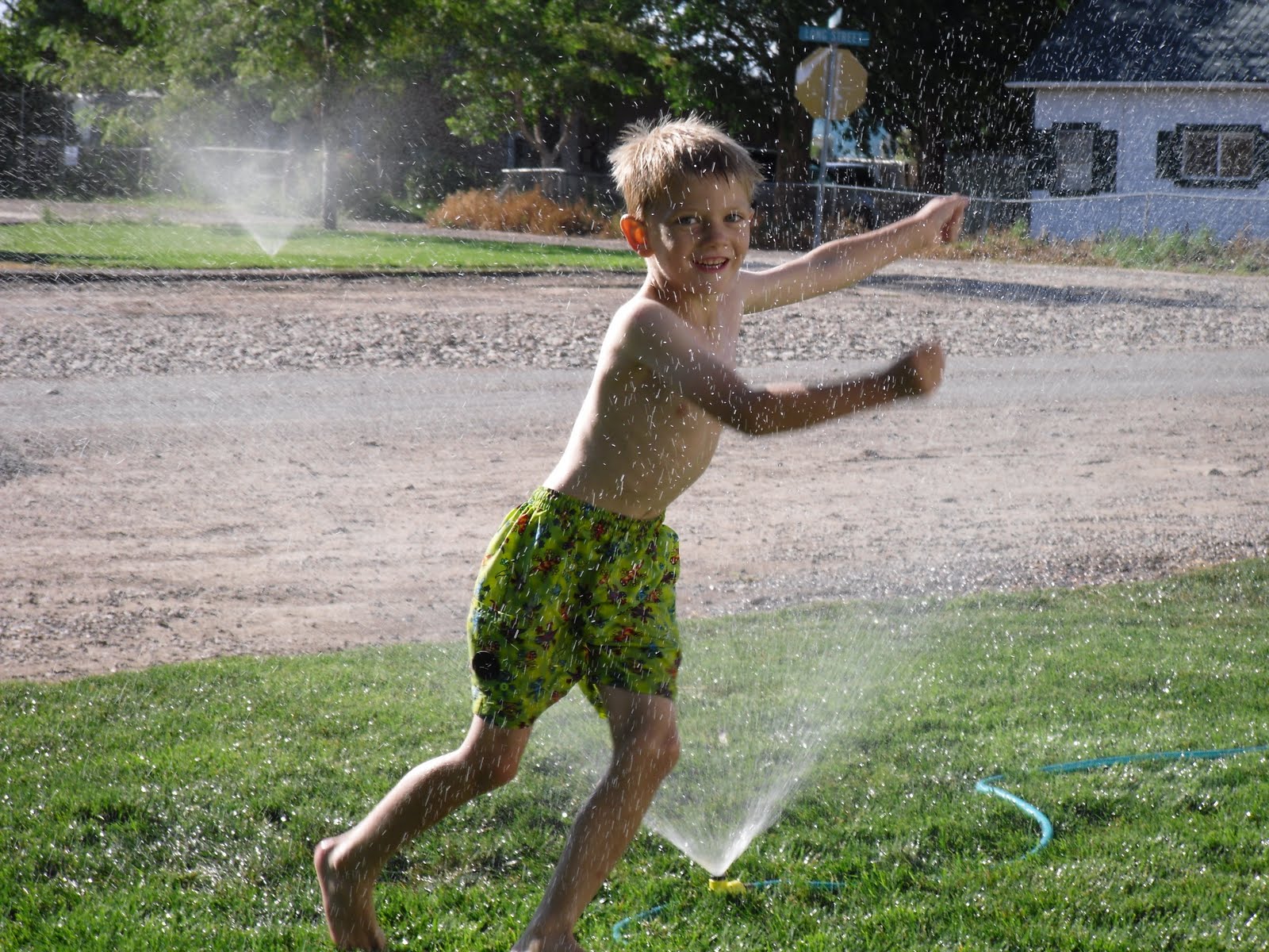 An Educator's Life: Sprinkler Fun and Friends from the Past