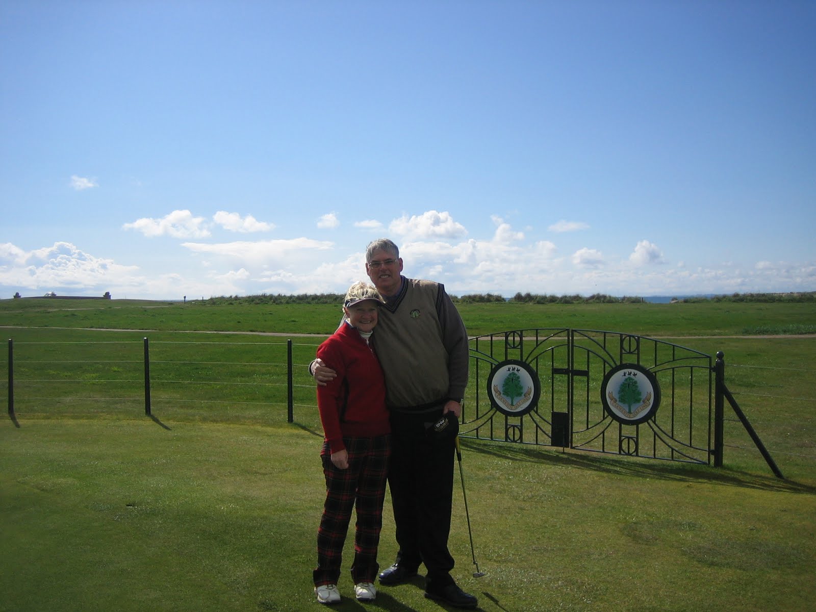 Kate and Martina Carnoustie 2010