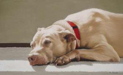 Art Obsession: The Artwork of Kari Tirrell: Painting on Pastelmat