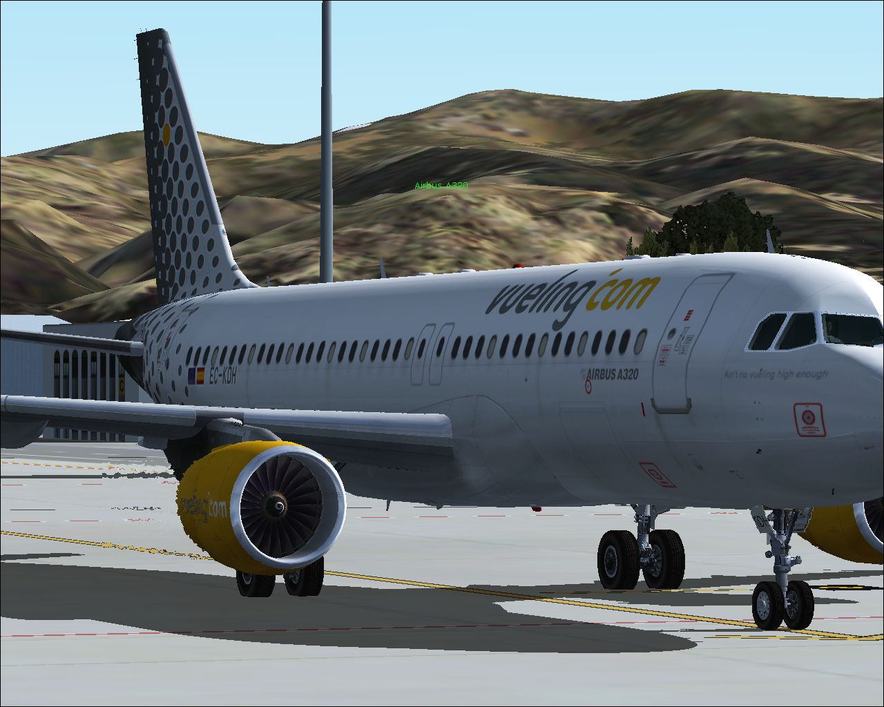 FRSimscreens: [FS9] A320 Vueling in Granada