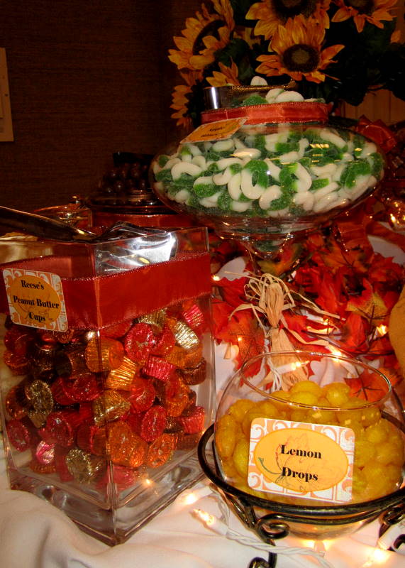 Leafy Tree Tops: Fall / Autumn Themed Candy Buffet