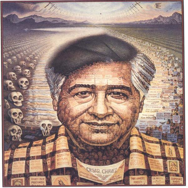 AHA '10 Decades Project - 1970's: Cesar Chavez by Victor Osoria