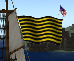 Americas: CONTINENTAL PRIVATEER FLAG