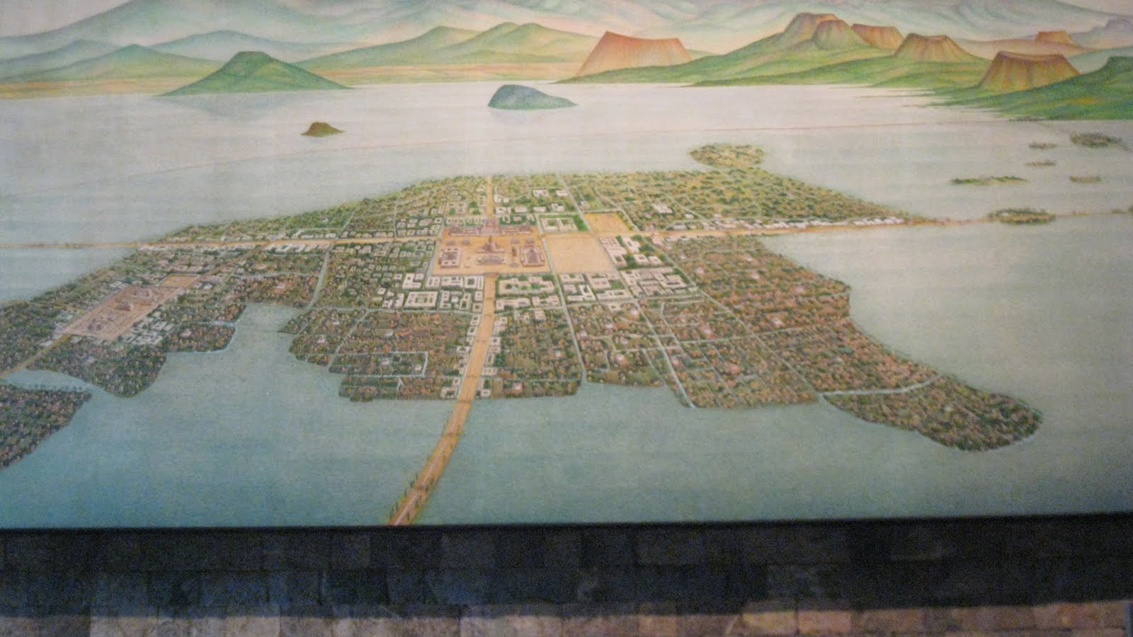 Mission in Morelia: A big calendar...and early Mexico City