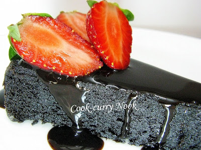 Cakes & More: Flourless Chocolate Cake by Madhuri Kumar