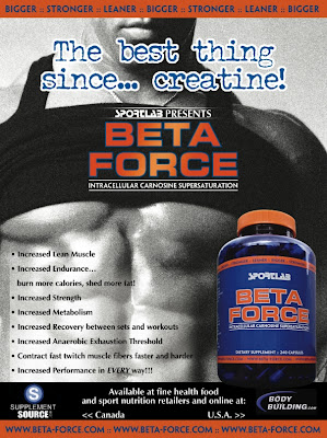 FUNK ROBERTS FITNESS BLOG: Supplement of the Month - Beta Force