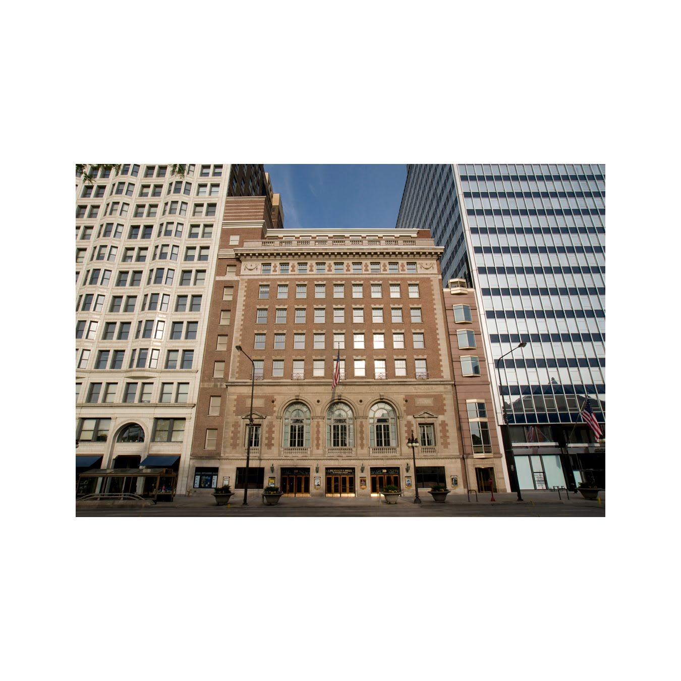 CHICAGO ARCHITECTURE in the Loop: D.H.BURNHAM & Co. Orchestra Hall. A ...