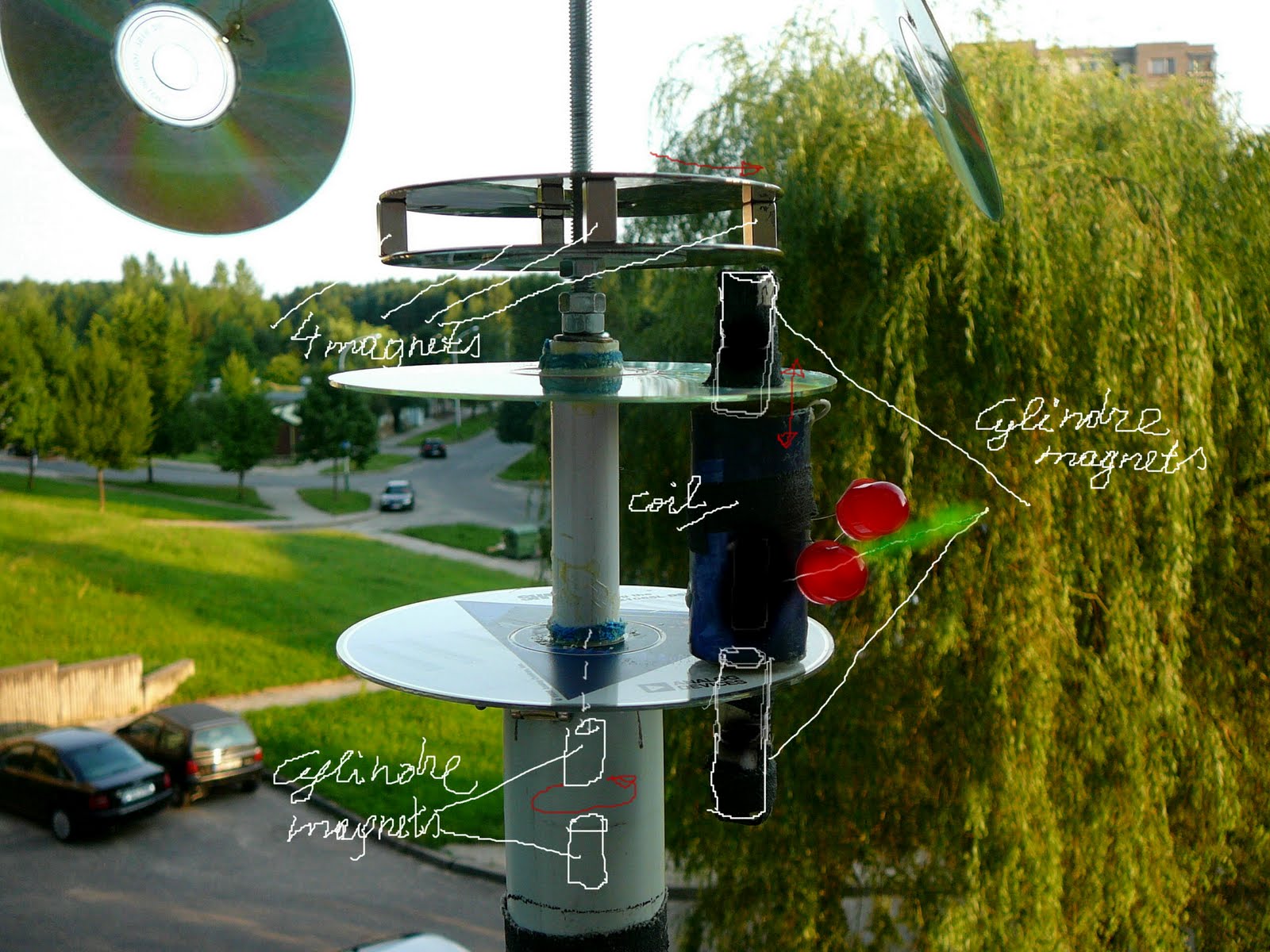 LY3LP laboratory: Maglev linear generator plus CD wind turbine
