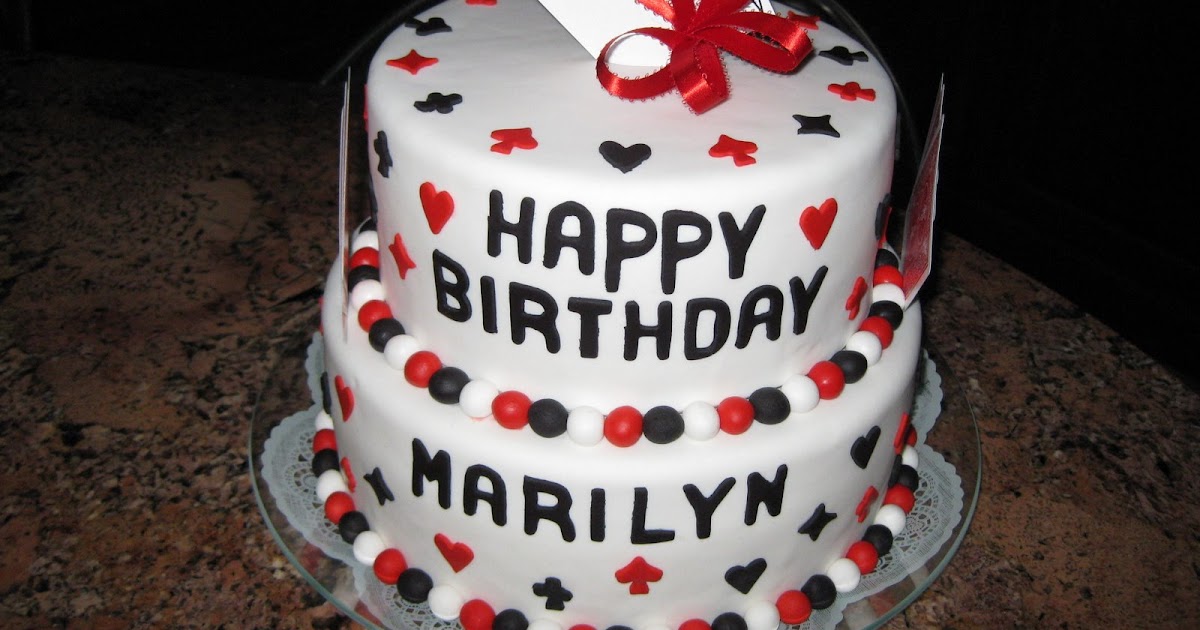 Sugar Chef: BRIDGE BIRTHDAY CAKE