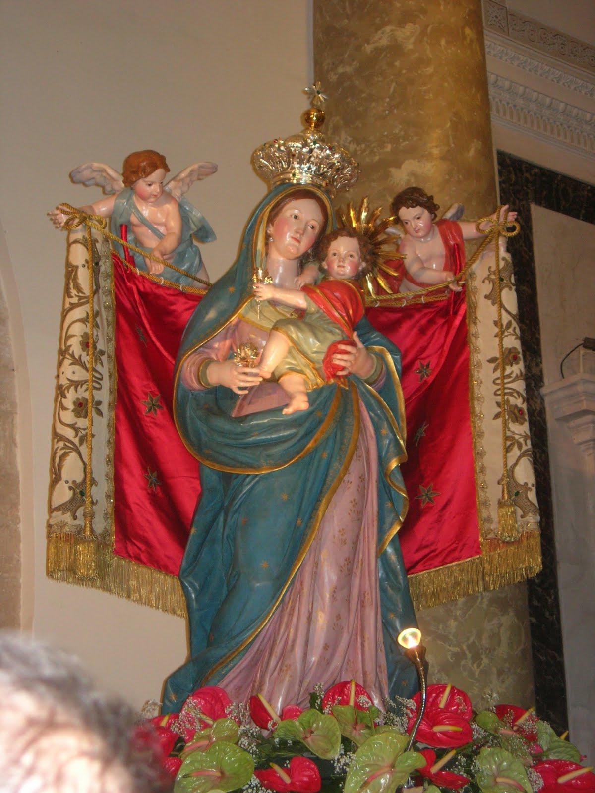 Voci e colori del Sud: La statua della Madonna dei Martiri finalmente ...