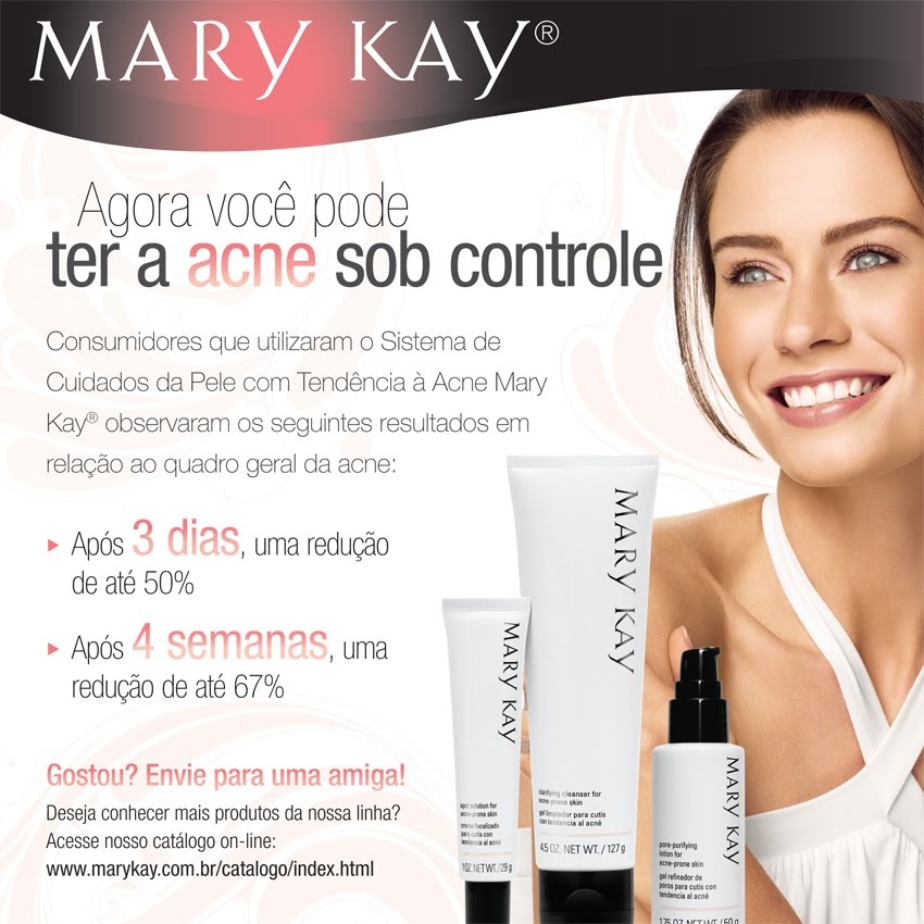 Faro Mary Kay: Tratamento Contra Acne
