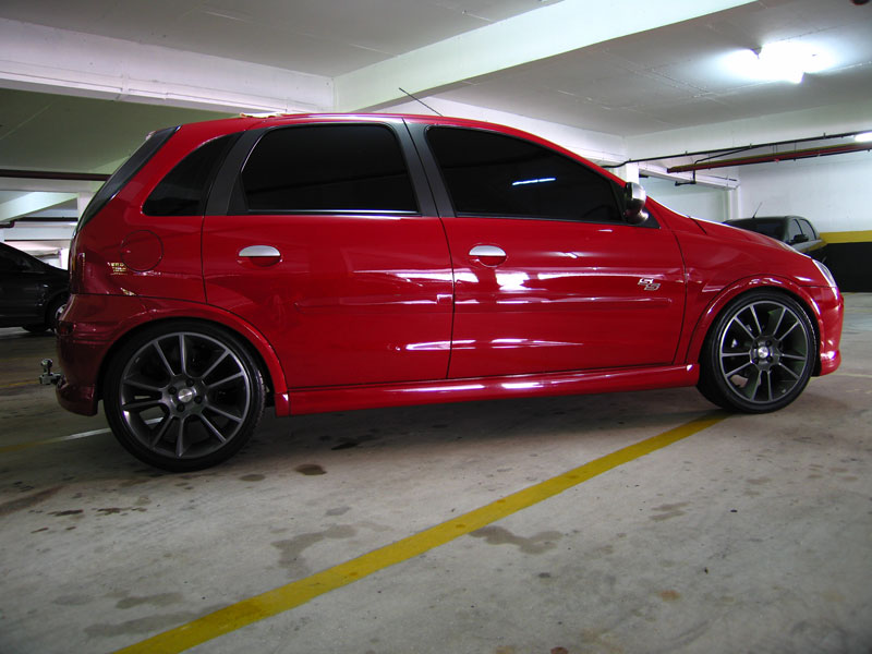 Corsa SS tunado com rodas rodas 17" e rebaixamento - Rebaixados e Tunados