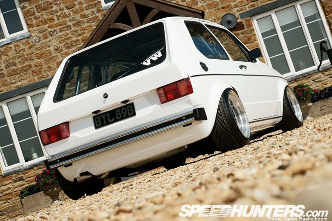 VW Life Style: Golf MK1 + Air Suspension