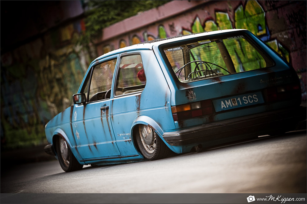 Carros Tunados: VW Golf MK1 - Rat Style
