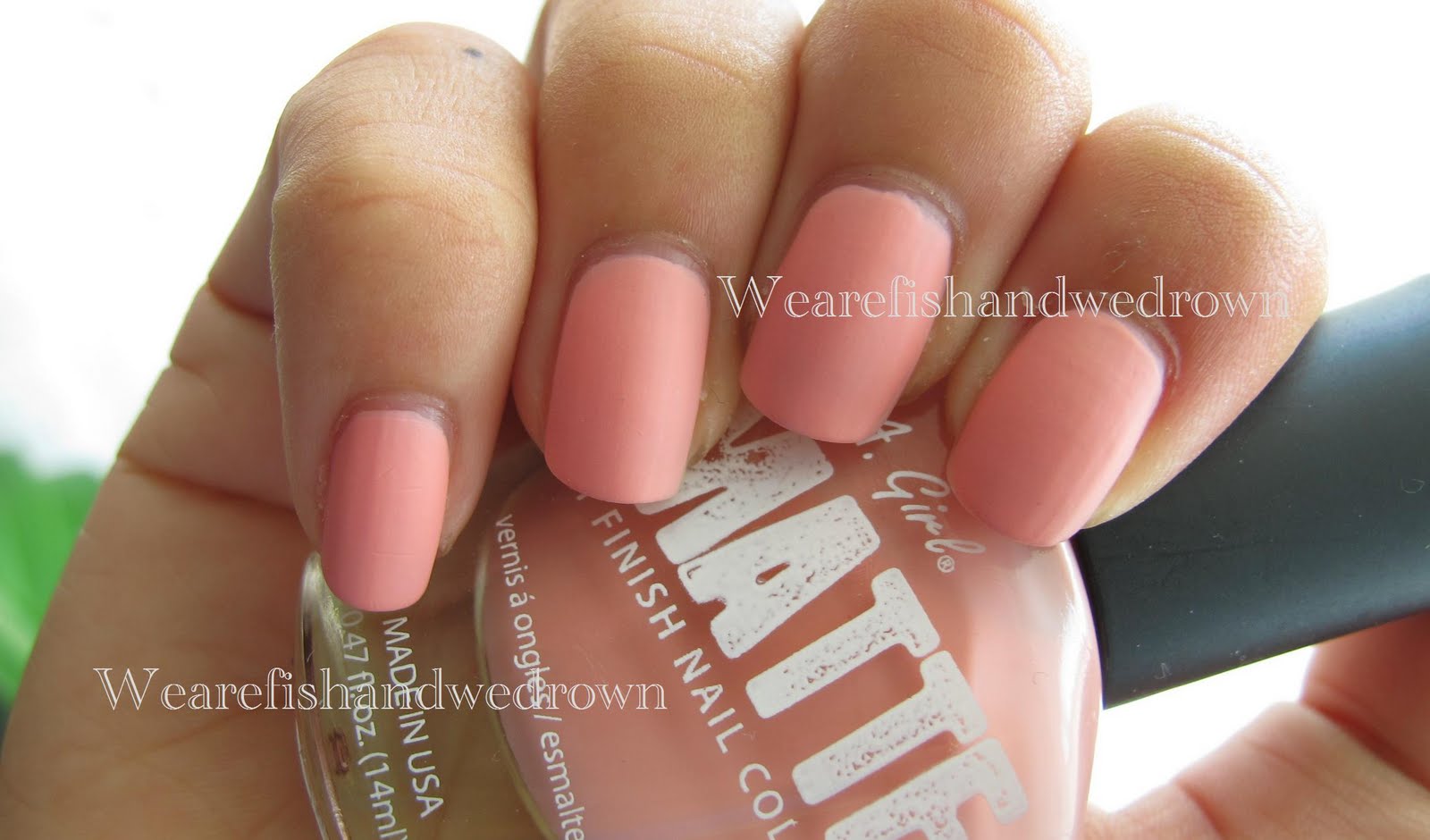 We are Fish: LA Girl Matte Baby Pink