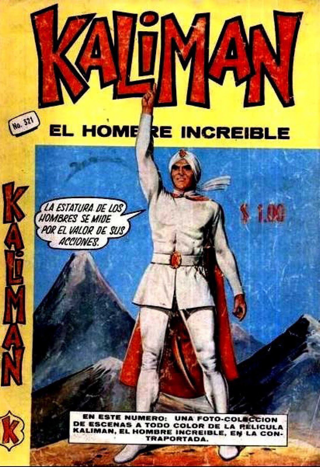 Mexico Comic Aventuras 1: Kaliman (321 al 325) Prom. K - Original