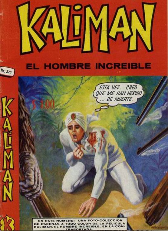Mexico Comic Aventuras 1: Kaliman (371 al 375) Prom. K - Original