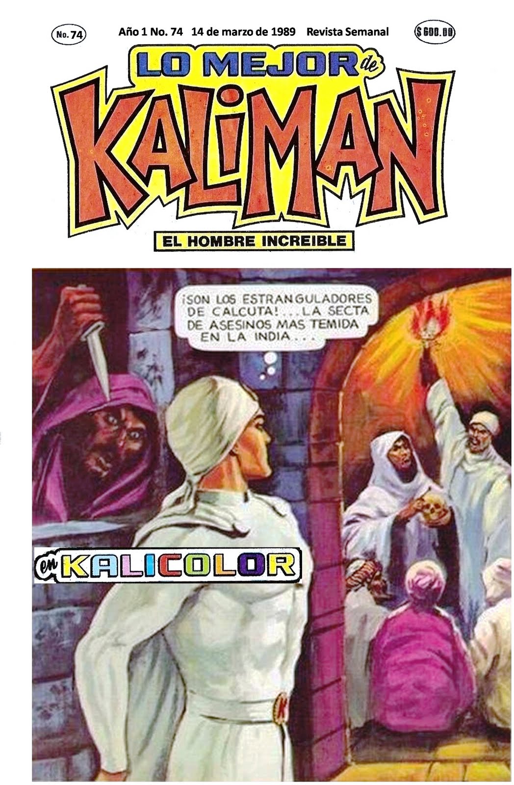 Mexico Comic Aventuras 1: Lo mejor de Kaliman (71 al 75) Kalicolor - Gaea