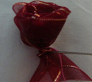Tutorial - Folded Ribbon Rose