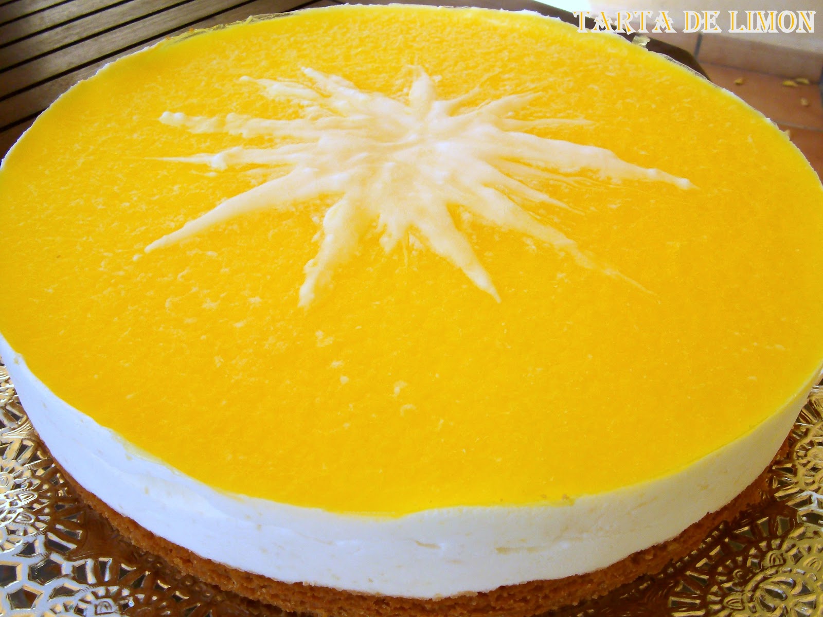 de sucre i sal: tarta fria de limon