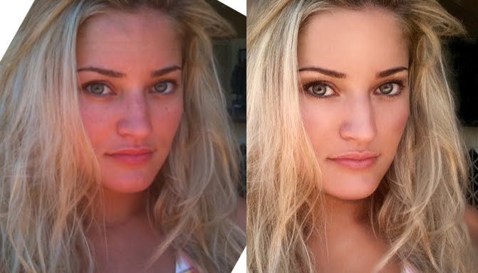 reTouchMeYT: Before & After: ijustine is the ULTIMATE beach BABE!