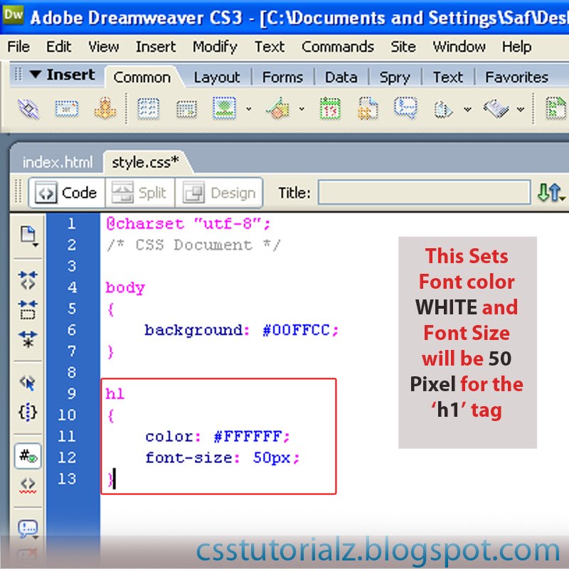 Online Earning Marketing Sharing: csstutorialz-5: Introduction to CSS ...