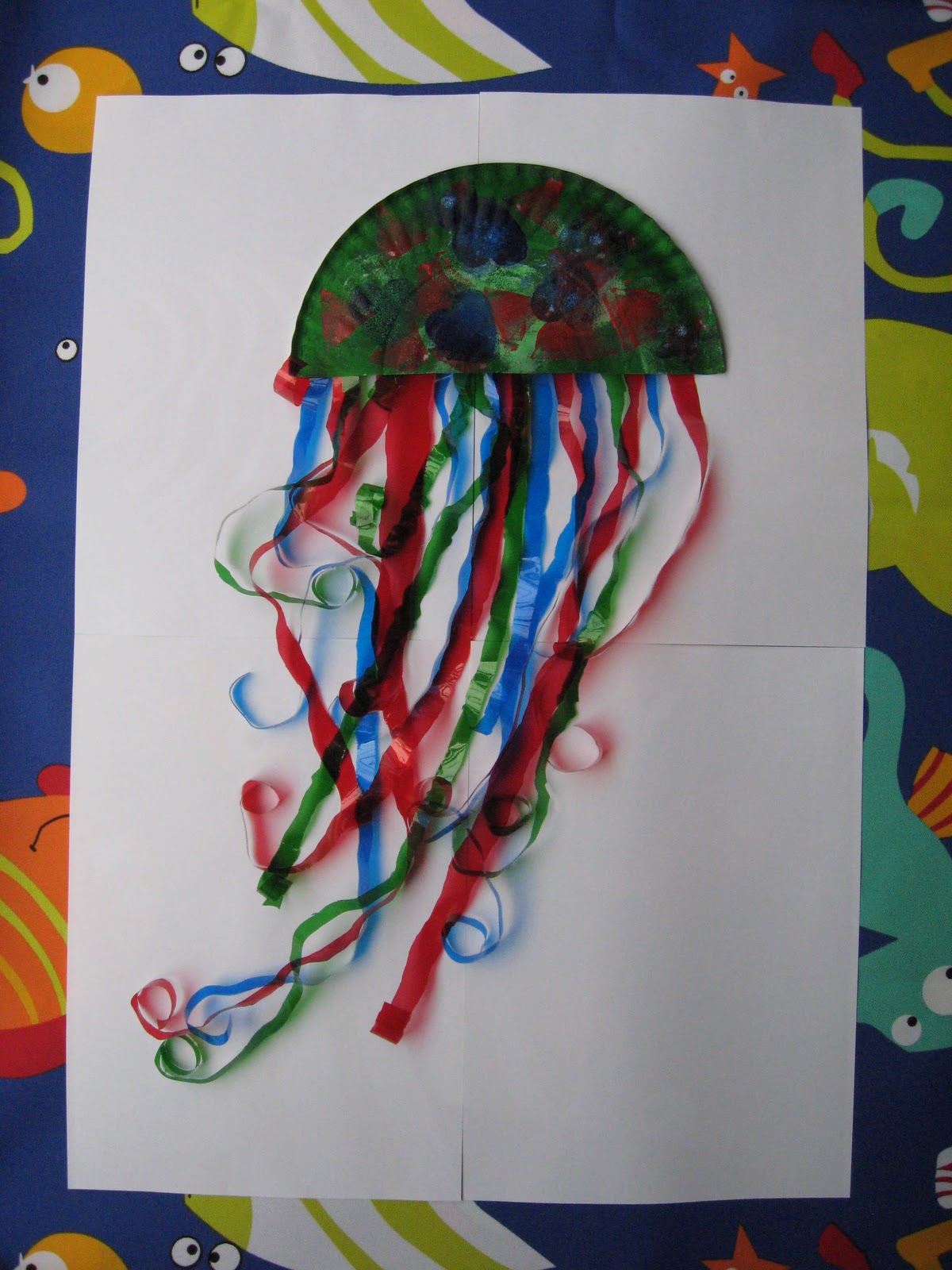 ...Joyful Mama's Place...: Some super-fun Fish crafts