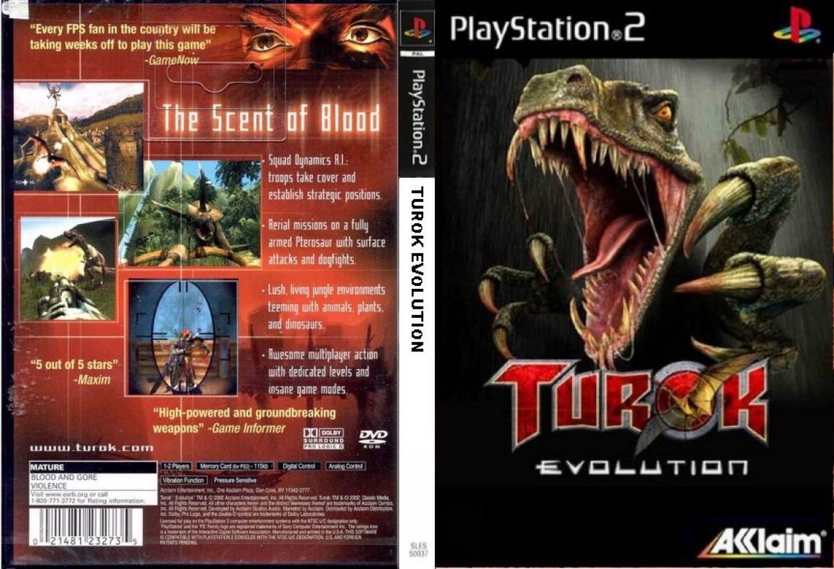 CAPAS PARA PLAYSTATION 2: Turok - Evolution