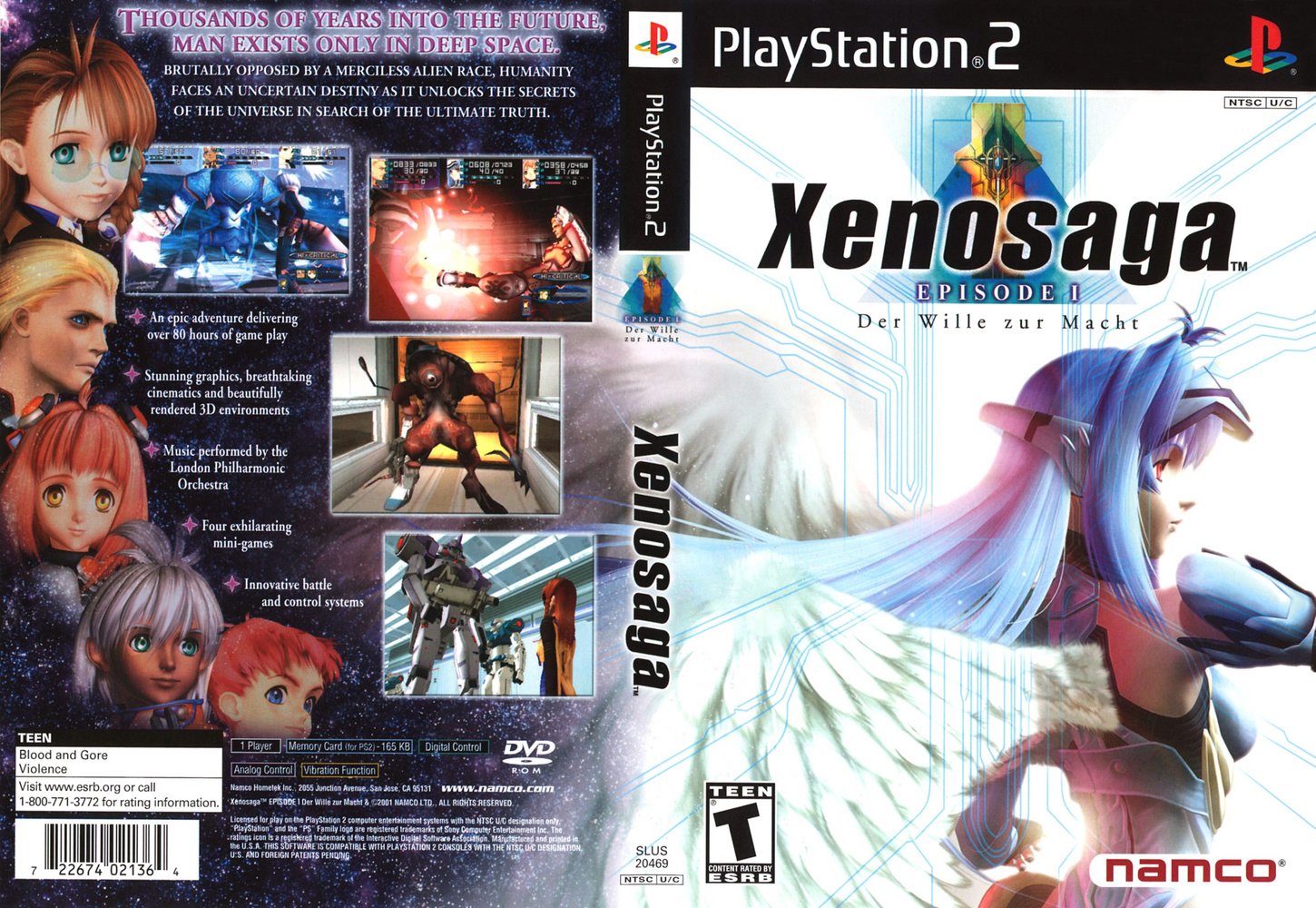 CAPAS PARA PLAYSTATION 2: Xenosaga