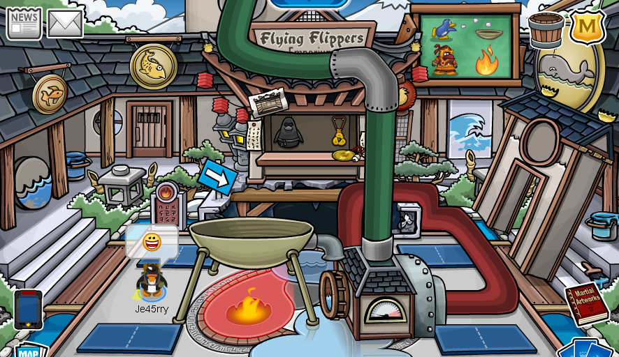 Club Penguin Info: Card - Jitsu Water Party!