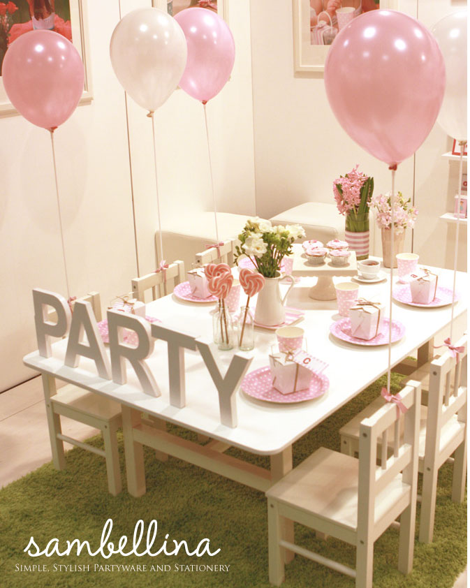 Sambellina's Party - Simple, Stylish Partyware and Stationery: A spring ...