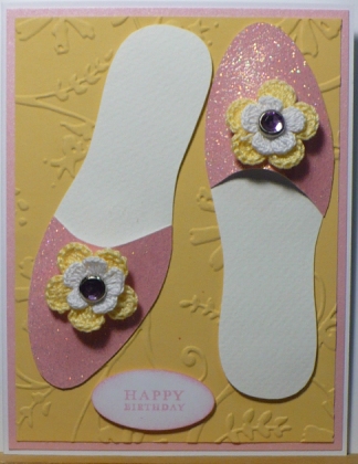 Let's create: Slippers Card