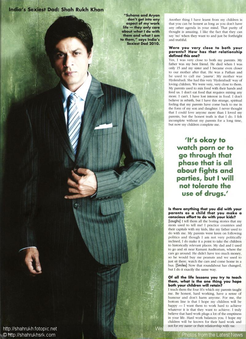 SRK on OK Magazine Scans | ::: Welcome To ShahRukh Khan News Blog ...