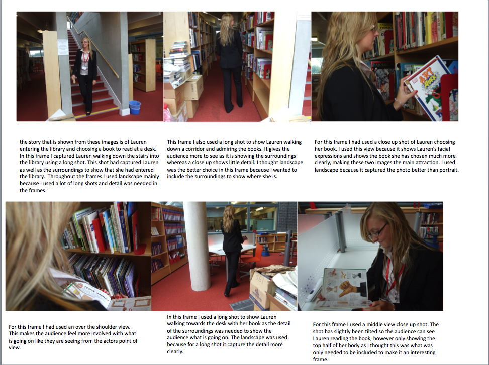 Chloe Reynolds AS Media Studies: every picture tells a story