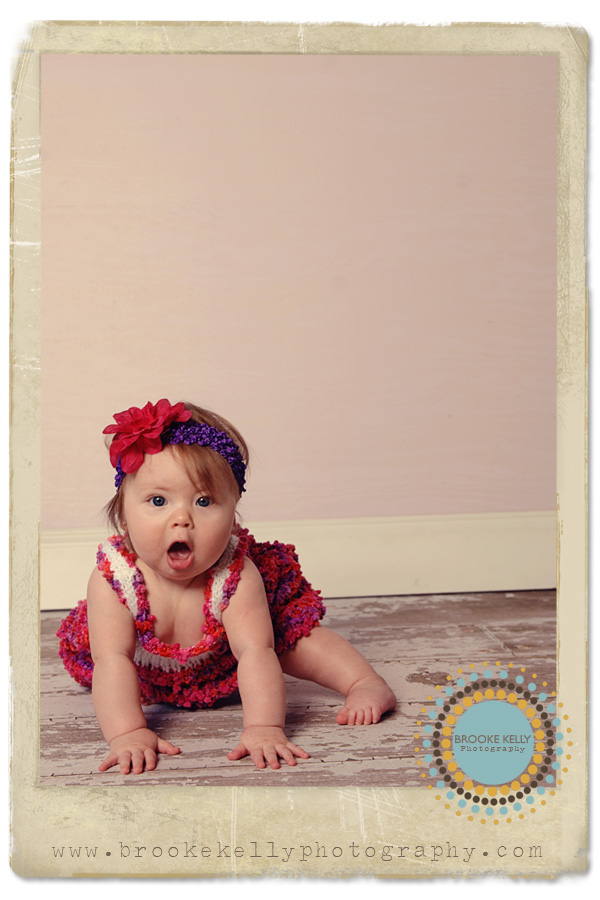 Brooke Kelly Photography: Vella, 6 months: Nashville Baby Photographer