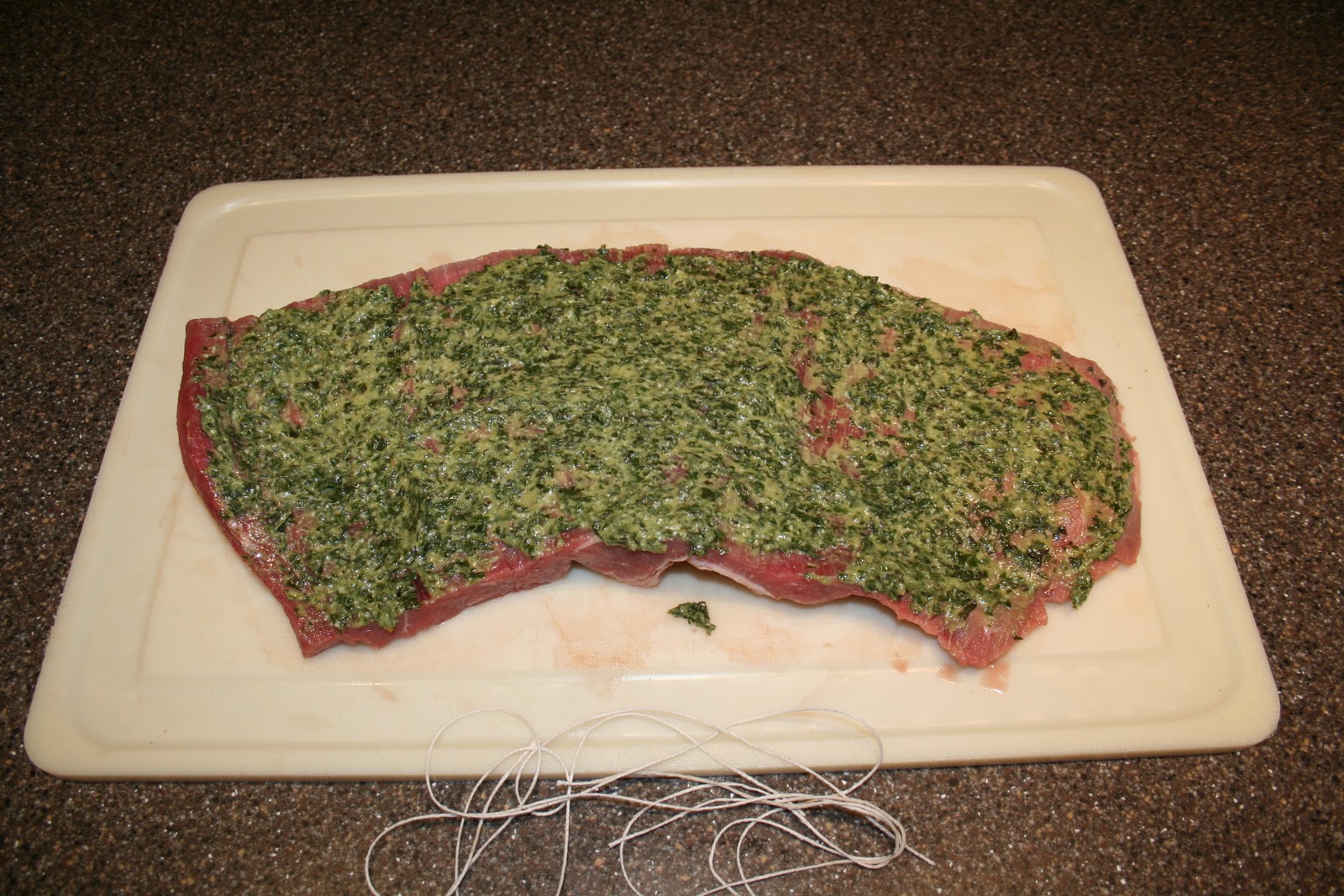 Italian-Fusion: Slow-Roasted Stuffed Roasted Beef