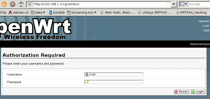 [ Charlie X-Ray ]: Router WRT54G V4