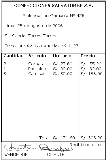 CONTABILIDAD: LA REMISION
