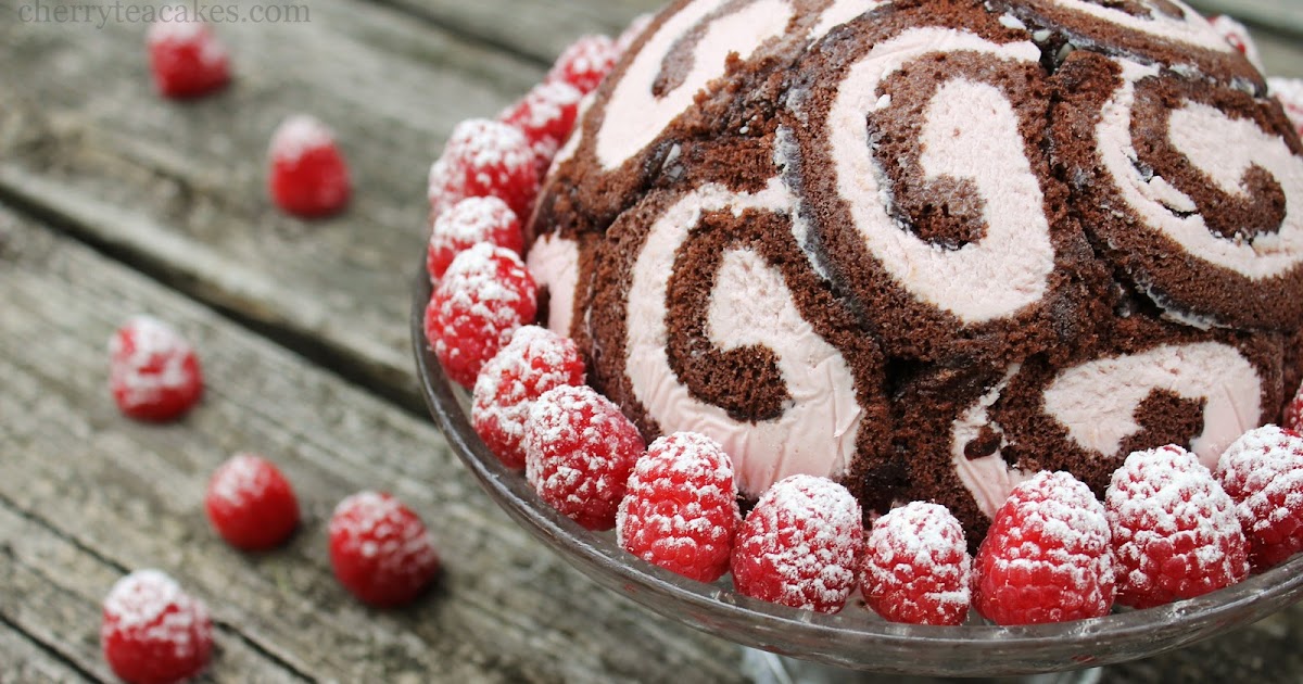 Cherry Tea Cakes: Chocolate Raspberry Charlotte Royale Bombe Glacee