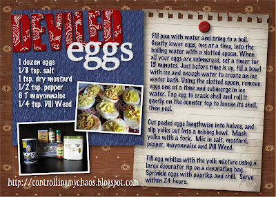 Controlling My Chaos: Deviled Eggs